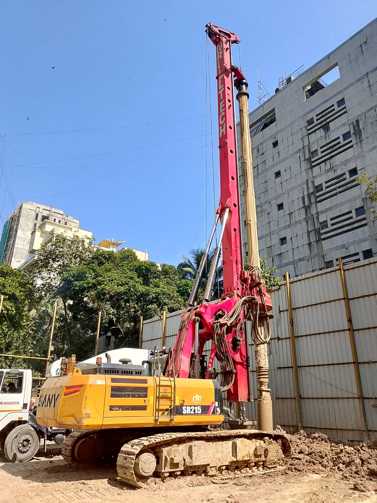 SANY SR215 Piling Rig for Sale - TYB Infra Solutions